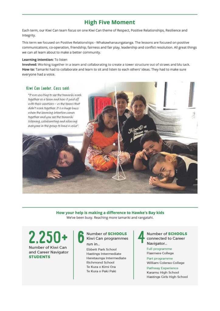 Term 2 Inspirational Kōrero - Graeme Dingle Foundation